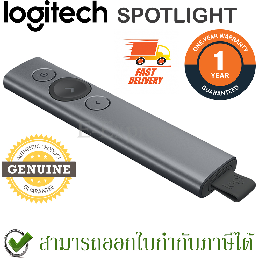 Logitech Spotlight Wireless Presenter Laser Pointer Slate Logitech Spotlight Wireless Presenter Laser Pointer Slate