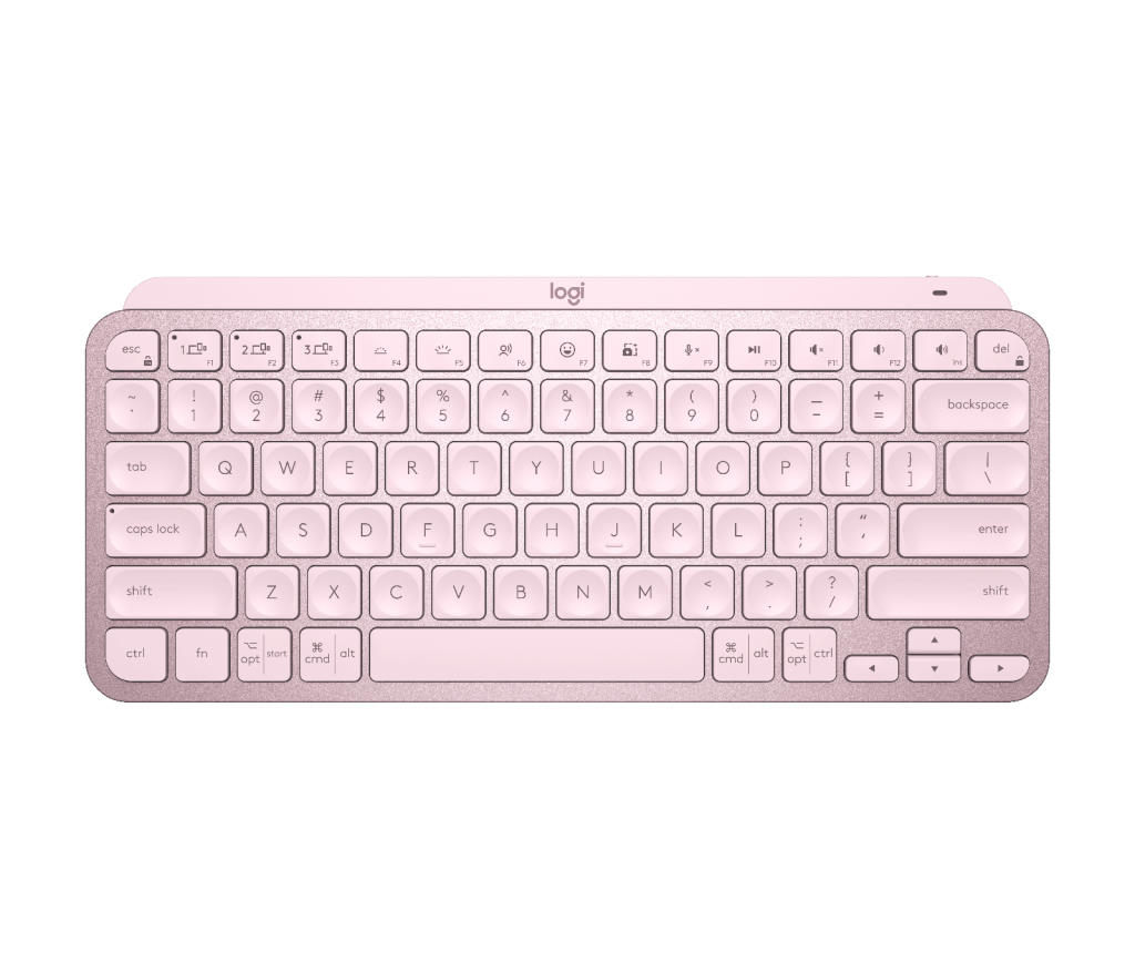 Logitech MX Keys Mini Wireless Keyboard Rose คีย์บอร์ดแป้นภาษาอังกฤษสี ...