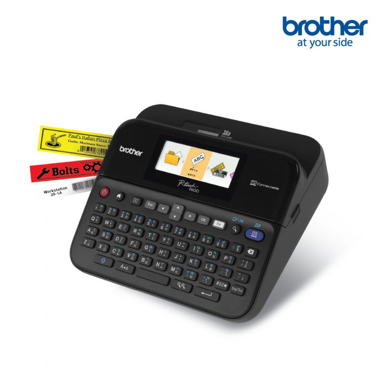 Brother P-Touch PT-D600 Label Maker เครื่องพิมพ์ฉลากสำหรับสำนักงาน ภาษา ...