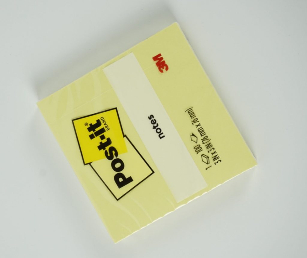 3M Post-it 654 Notes (3 x 3 inch) Yellow โพสต์-อิท โน้ต สีเหลือง ขนาด 3 ...
