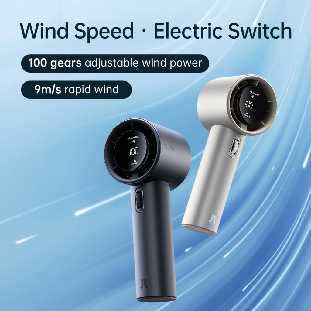 Jisulife Pro1S FA53Pro Handheld Fan 5000mAh พัดลมมือถือ (Grey, Brown ...